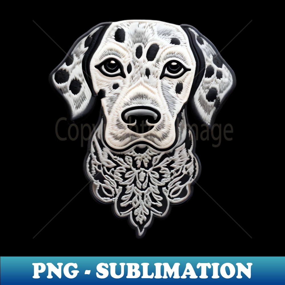 Dalmatian Dog Iron on Patch Embroidered - Premium Sublimatio | Inspire ...