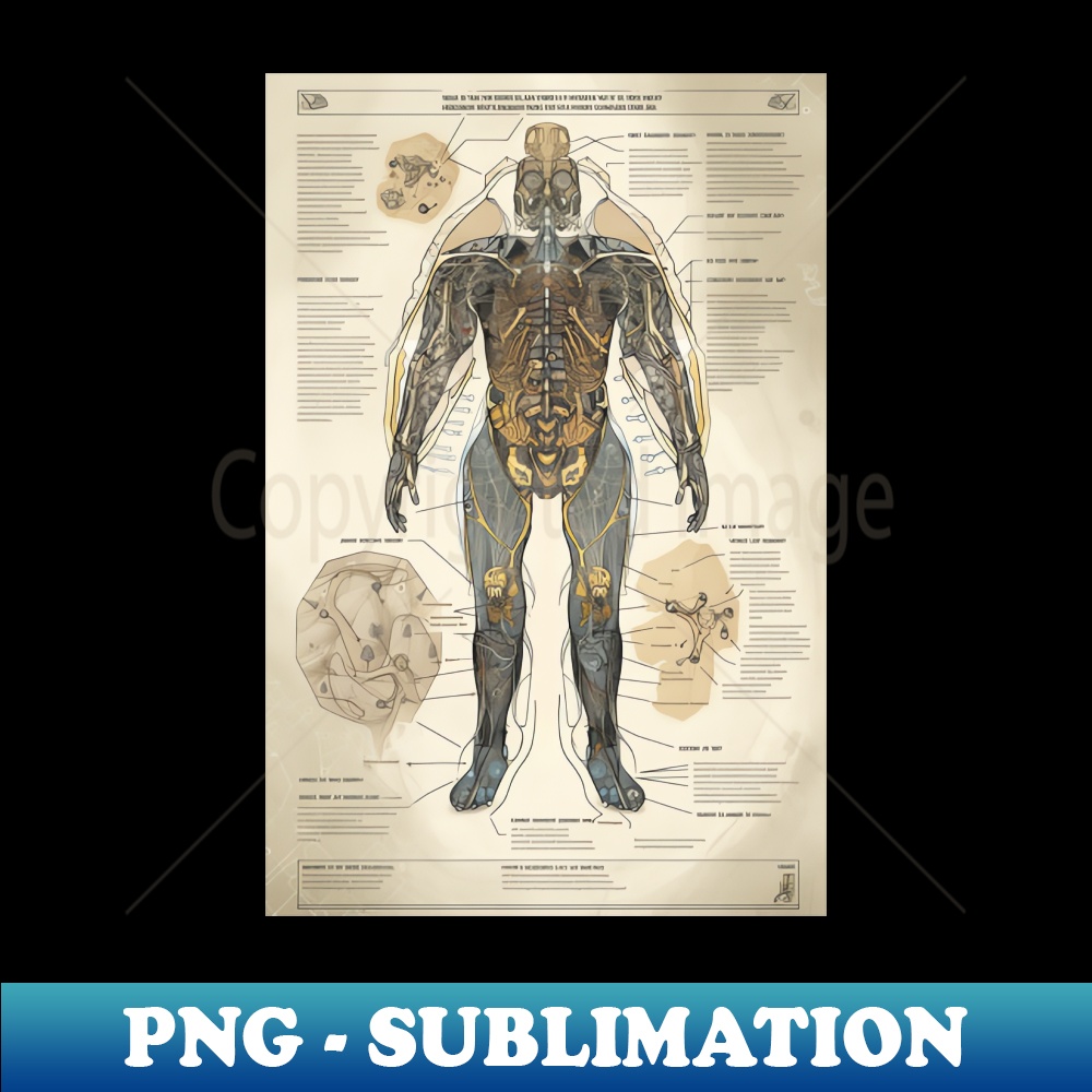 Demon anatomy - PNG Transparent Sublimation Design - Bold & | Inspire ...