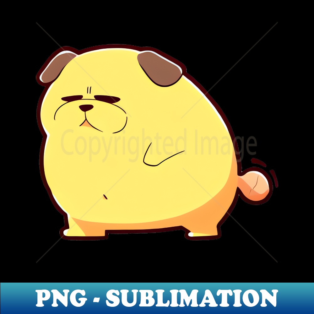 fat yellow dog with a baseball bat - Trendy Sublimation Digi | Inspire ...