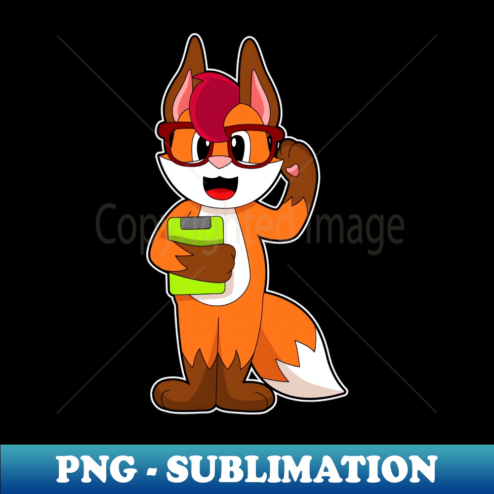 Fox Secretary Notepad - Artistic Sublimation Digital File - | Inspire ...