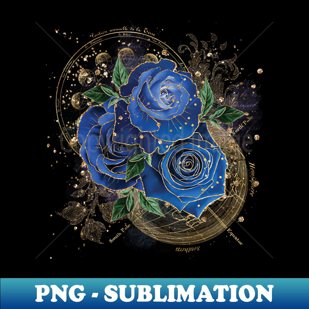 Girly collage - midnight blue feminine design - Unique Subli | Inspire ...