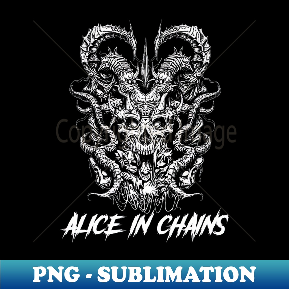Atomic a Alice in Chains - PNG Transparent Sublimation Desig | Inspire ...