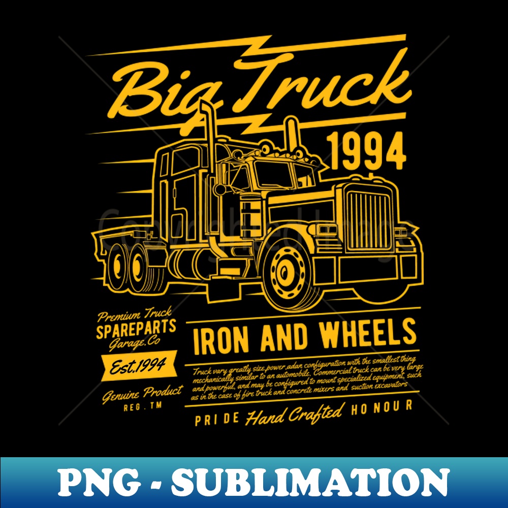 Big Truck Spare Parts - Special Edition Sublimation PNG File | Inspire ...