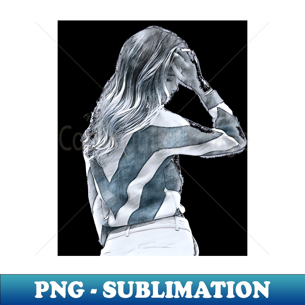 Drawing Model Girl - Vintage Sublimation PNG Download - Perf | Inspire ...