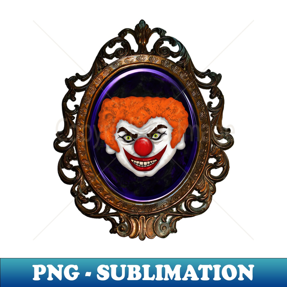 Creepy Cute JJ the Clown Copper Frame - Exclusive PNG Sublim | Inspire ...