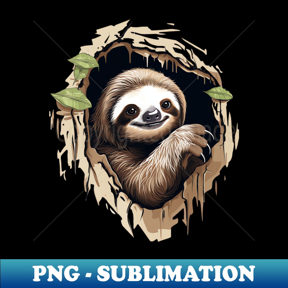 Cute little Sloth - Elegant Sublimation PNG Download - Perfe | Inspire ...