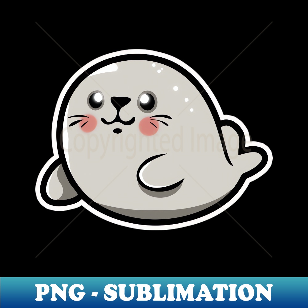 baby seal chibi kawaii animal - Creative Sublimation PNG Dow | Inspire ...
