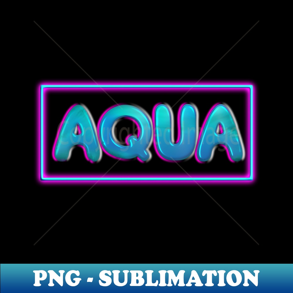 Aqua 70s - Signature Sublimation PNG File - Unleash Your Cre | Inspire ...