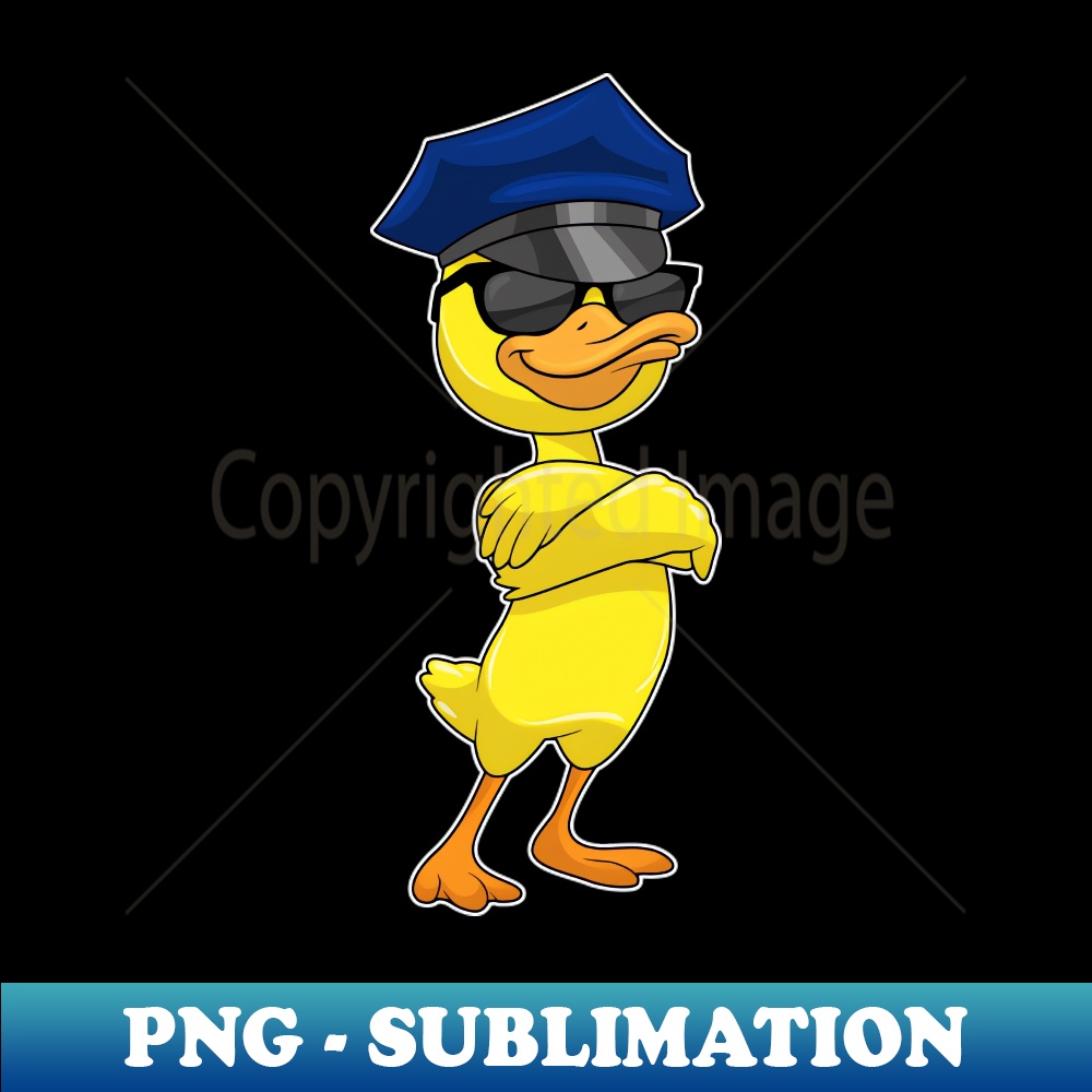 Duck as Police officer with Police cap - Exclusive Sublimati | Inspire ...