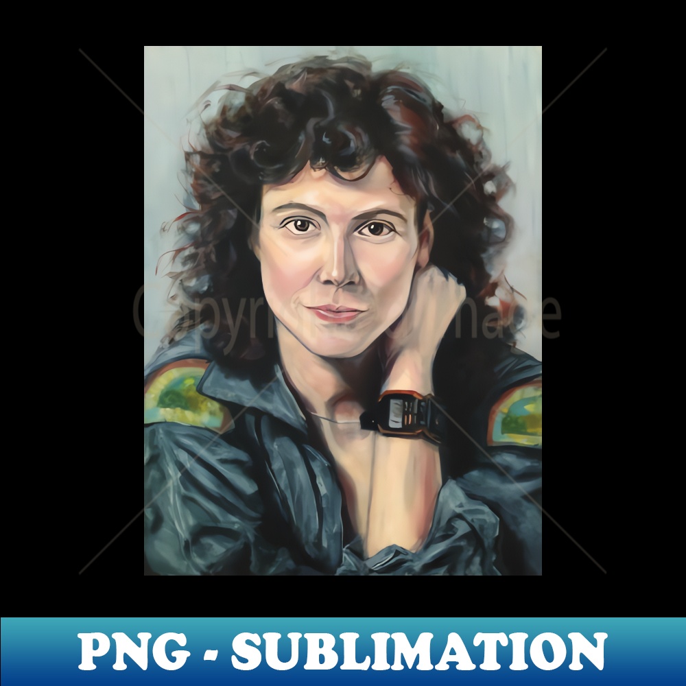 Ellen Ripley Oil Portrait Alien 1979 - Exclusive PNG Sublima | Inspire ...