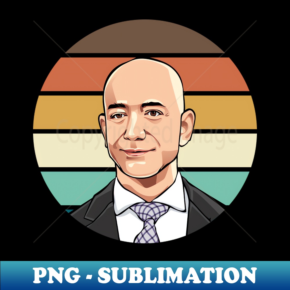 Jeff Bezos - Elegant Sublimation PNG Download - Perfect for | Inspire ...