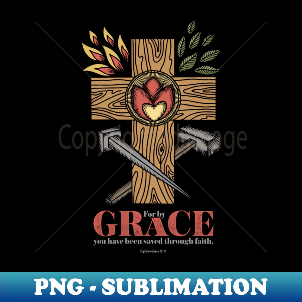 Gods Grace - Artistic Sublimation Digital File - Defying the | Inspire ...