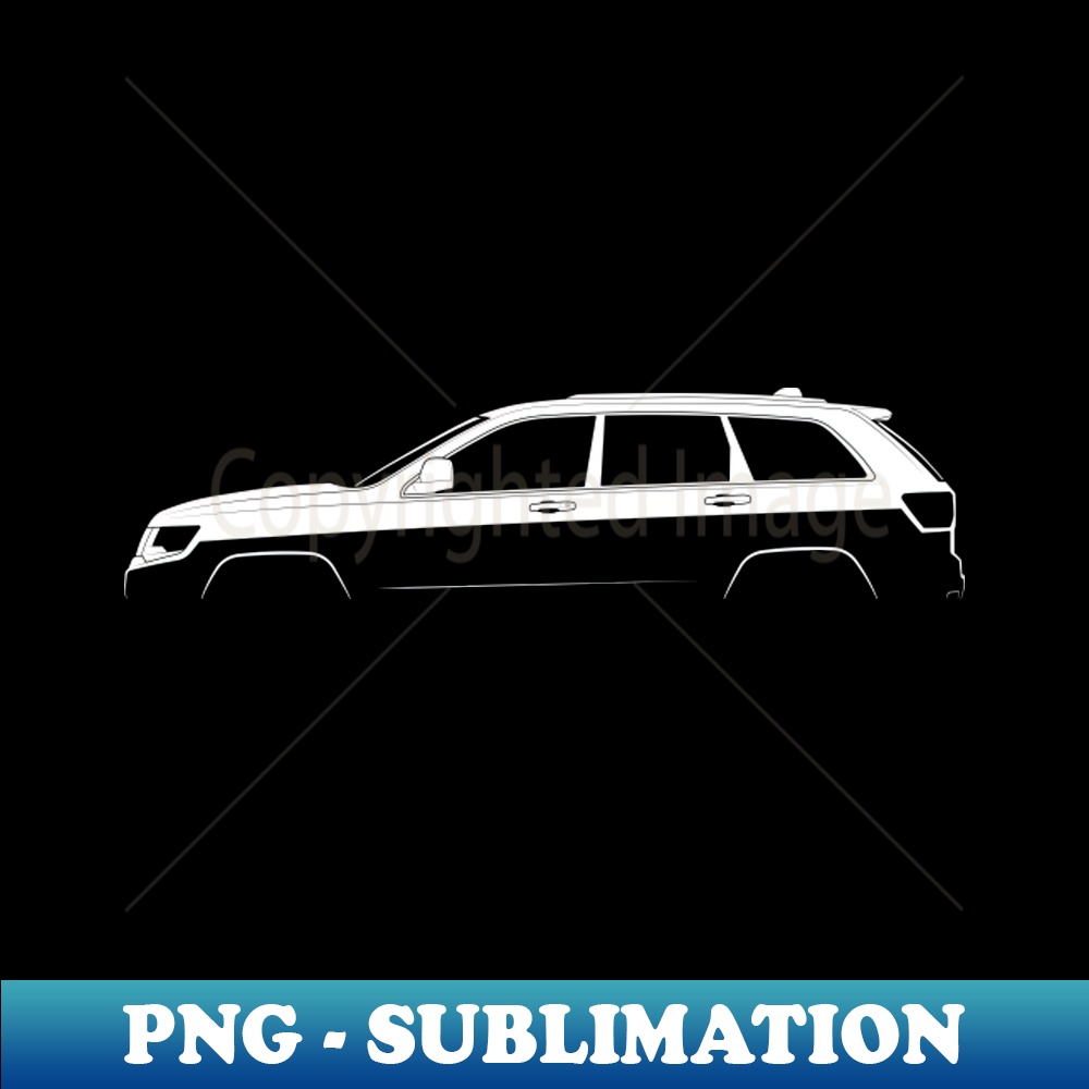 Jeep Grand Cherokee Trackhawk WK2 Silhouette - Instant PNG S | Inspire ...