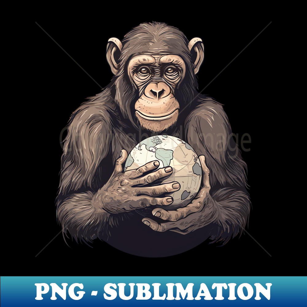 Earth Day Earth Month and Everyday A young cute ape holding | Inspire ...