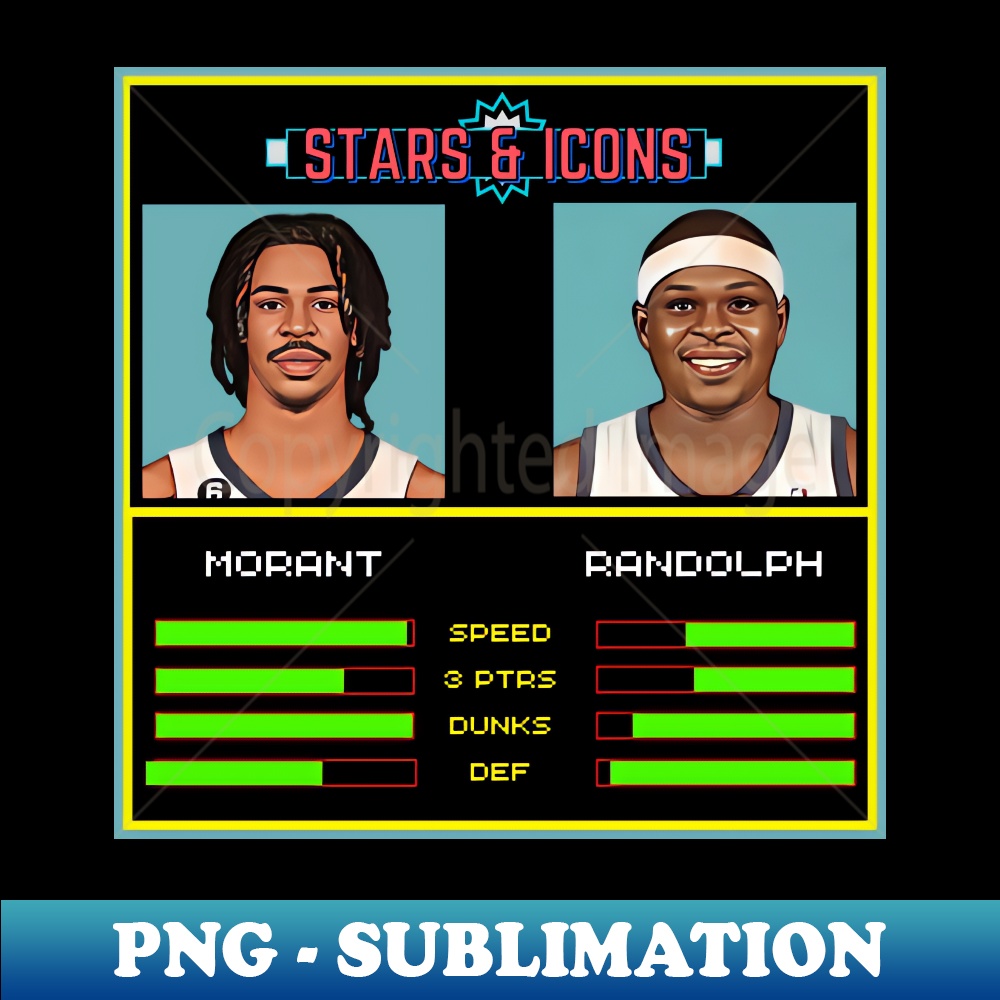 Ja Z-Bo - NBA Jam Stars Icons Edition - Instant Sublimatio | Inspire Uplift