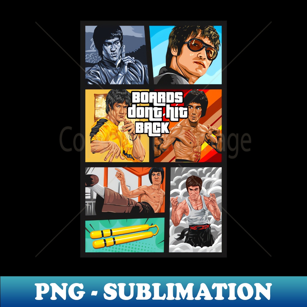 Bruce Lee GTA Style - Exclusive Sublimation Digital File - P | Inspire ...