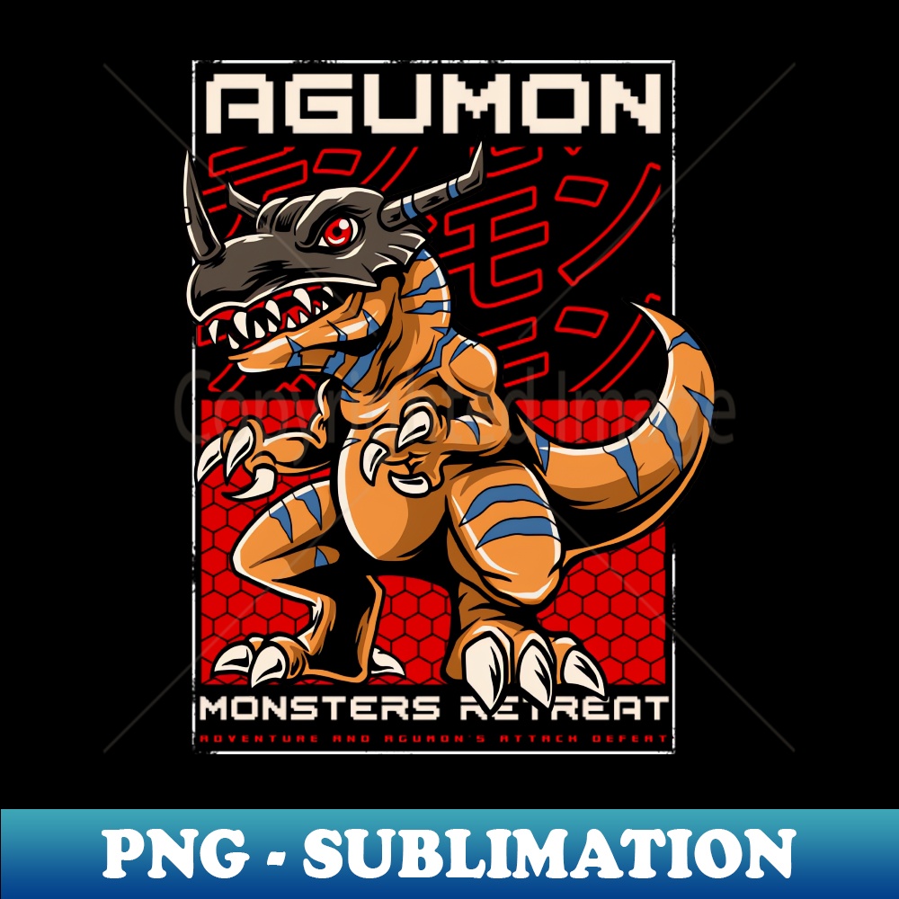 Agumon Fan Art - PNG Transparent Sublimation Design - Perfec | Inspire ...