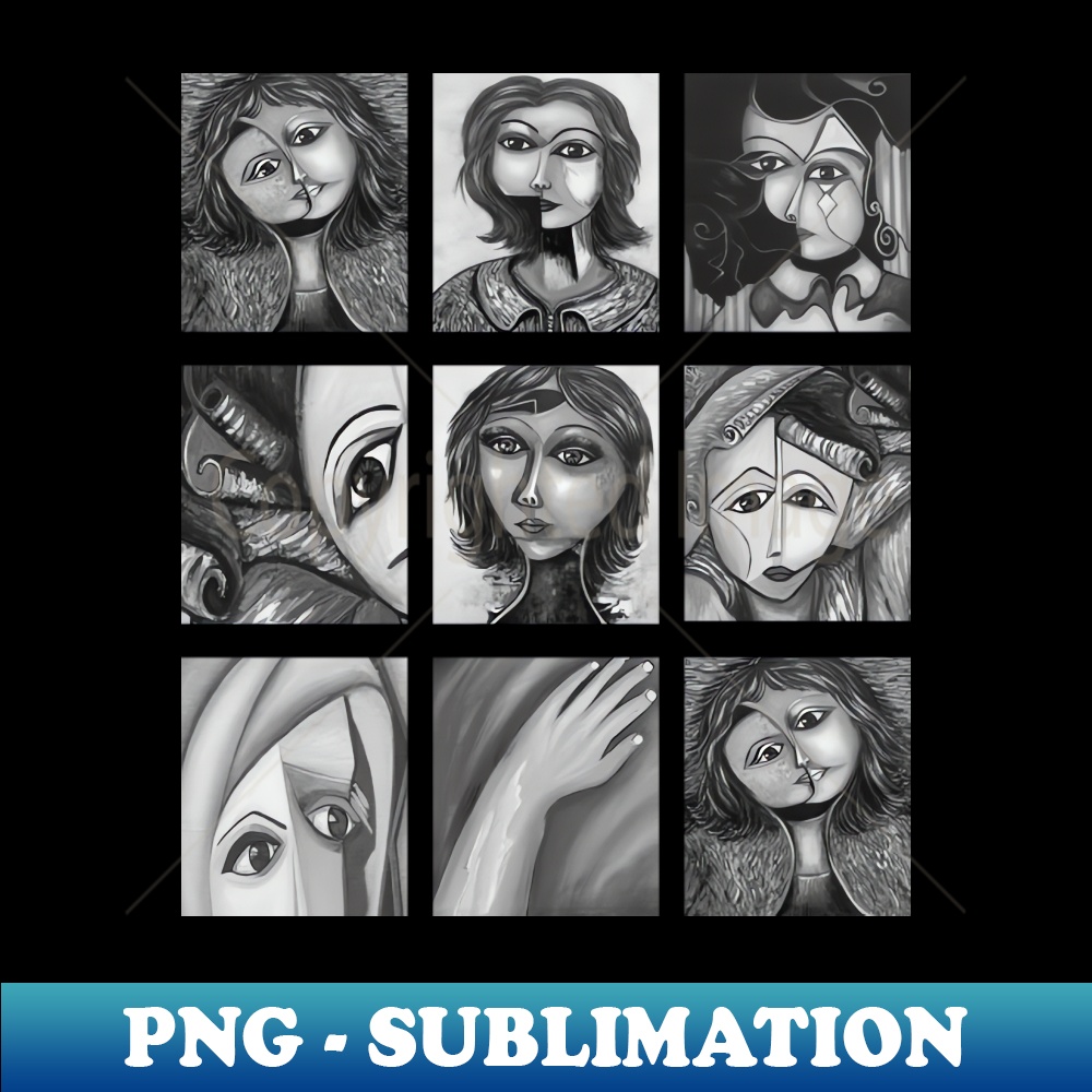 Expressionism Collage Painting Ideas - Premium Sublimation | Inspire Uplift