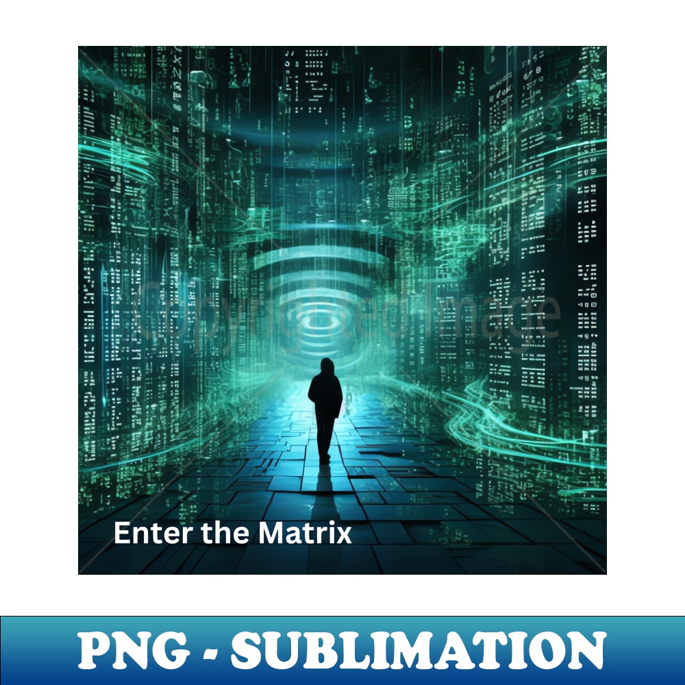 Entering the Matrix - PNG Transparent Digital Download File | Inspire ...
