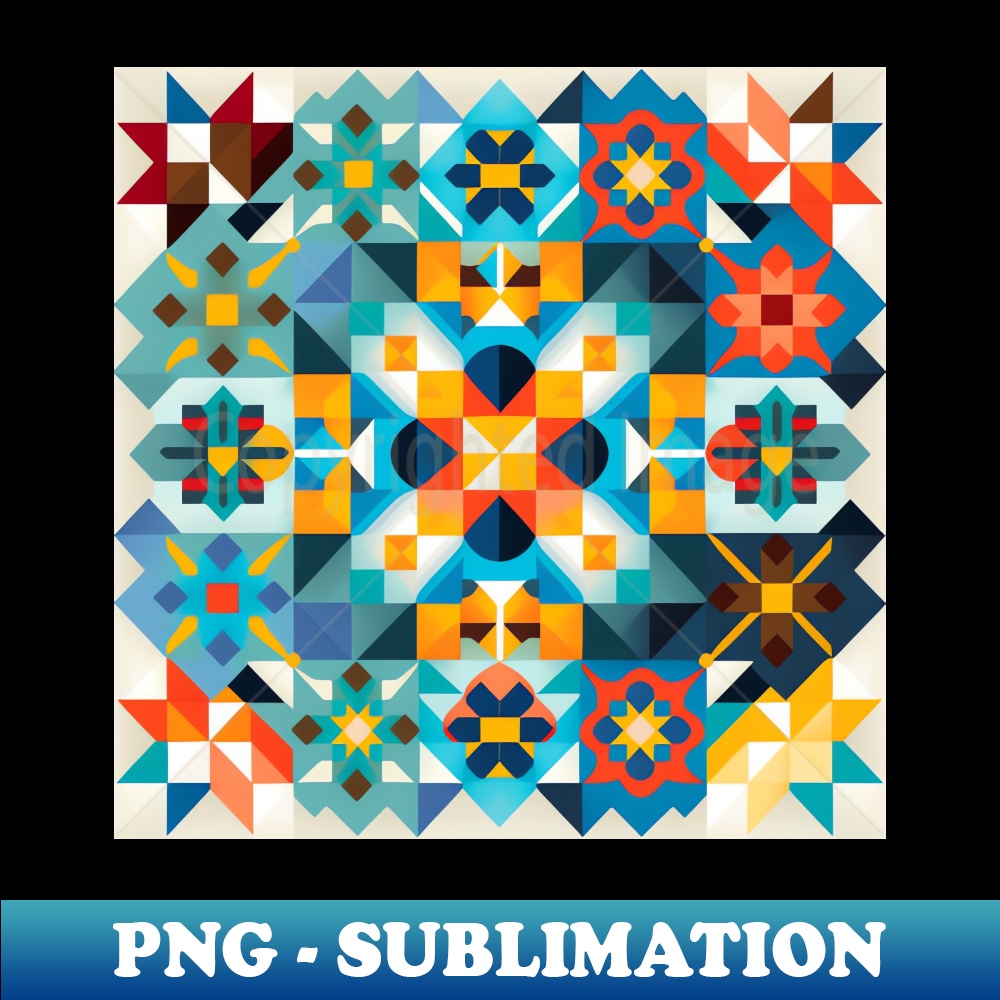 Colorful Quilt Design - Sublimation-Ready PNG File - Spice U | Inspire ...