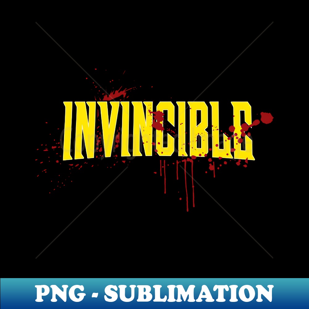 Invincible Blood Spatter - Special Edition Sublimation PNG F | Inspire ...