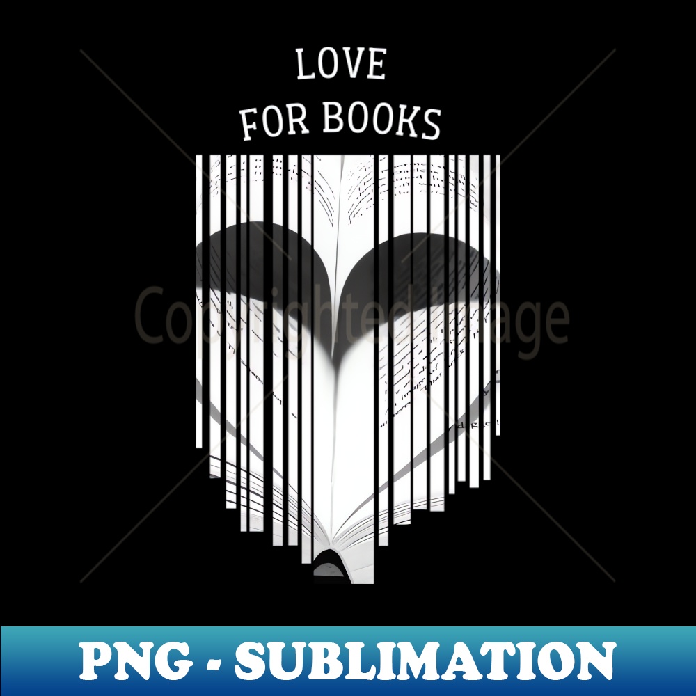 In love with books - PNG Sublimation Digital Download - Perf | Inspire ...