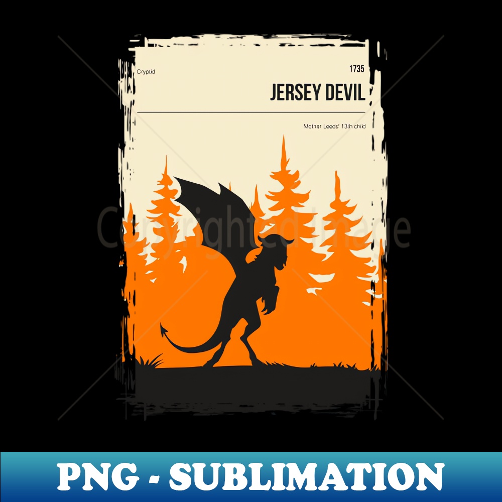 Jersey Devil Cryptid Book Cover Poster - Professional Sublim | Inspire ...