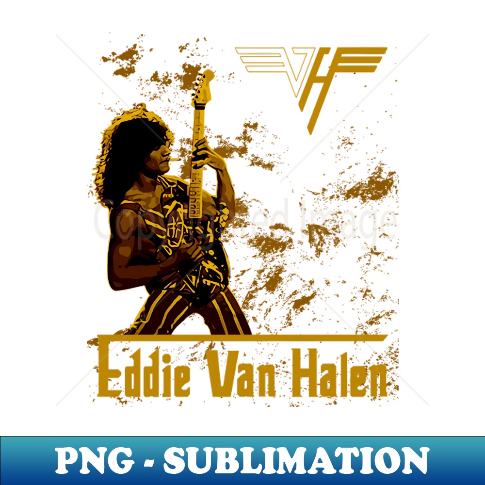 Eddie Van Halen - Creative Sublimation PNG Download - Perfec | Inspire ...