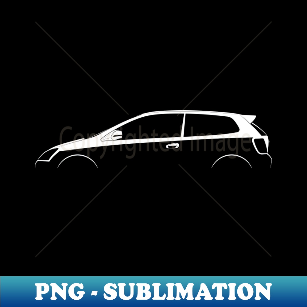 Honda Civic Type-R EP Silhouette - PNG Sublimation Digital D | Inspire ...