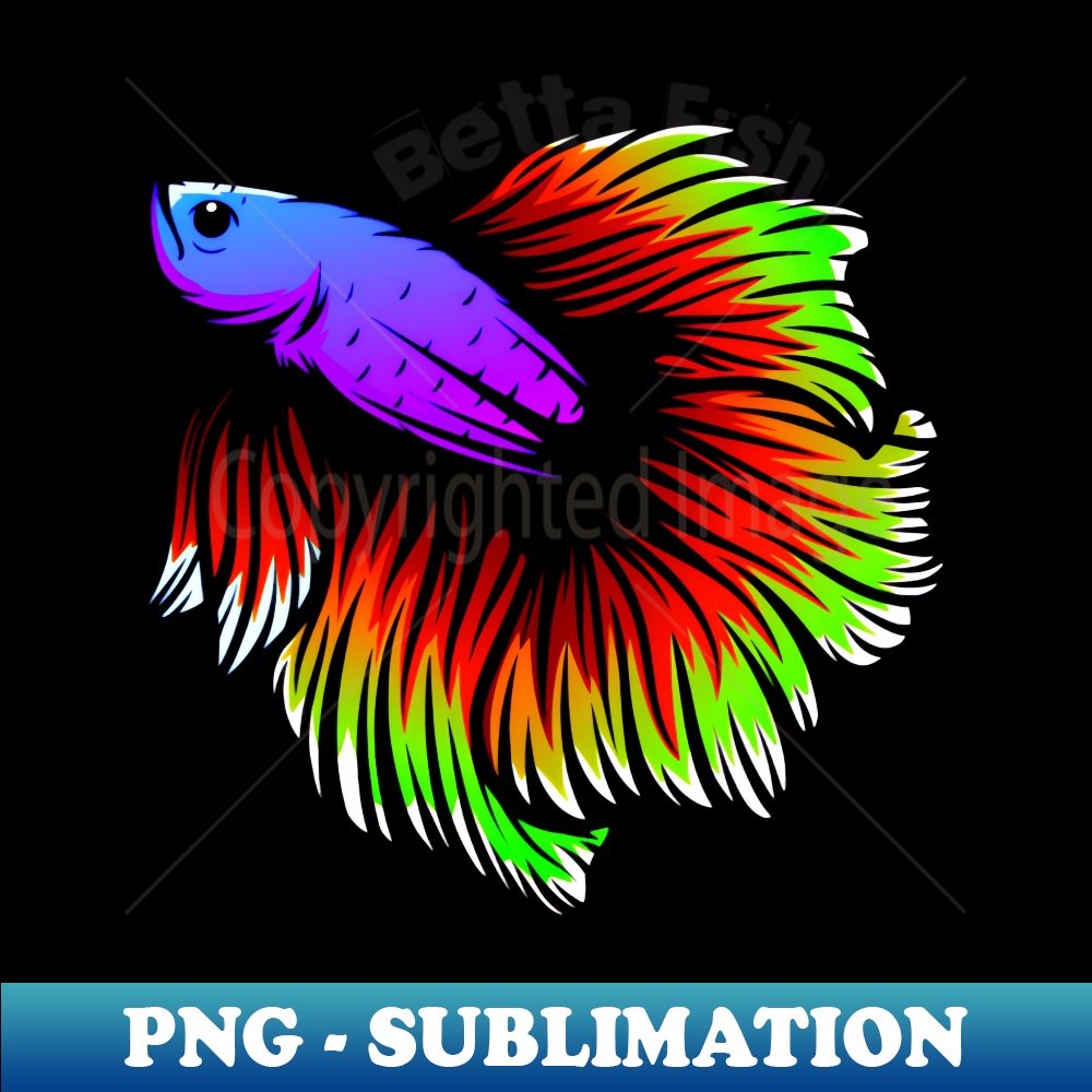 Betta fish - PNG Transparent Sublimation Design - Bold & Eye - Inspire ...