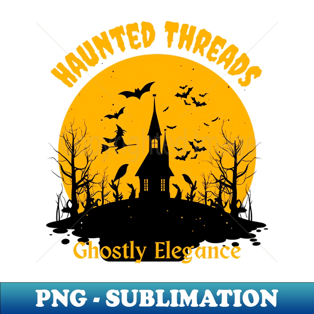 Haunted Threads Elegance in the Shadows - Trendy Sublimation | Inspire Uplift