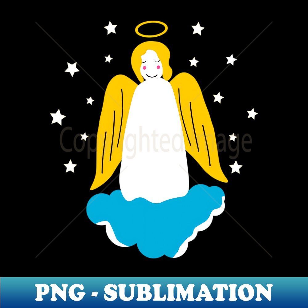 Angel on a cloud - Premium PNG Sublimation File - Stunning S | Inspire ...