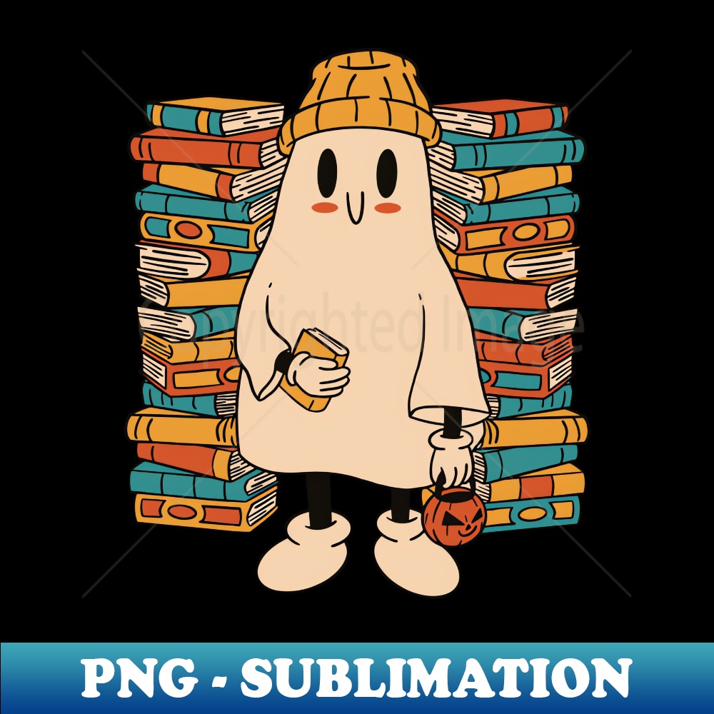book ghost - Exclusive Sublimation Digital File - Transform | Inspire ...