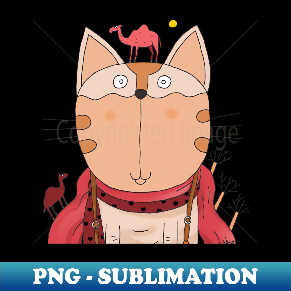 Cat Goof Portrait Bedouin with Pet Camels - High-Resolution | Inspire ...