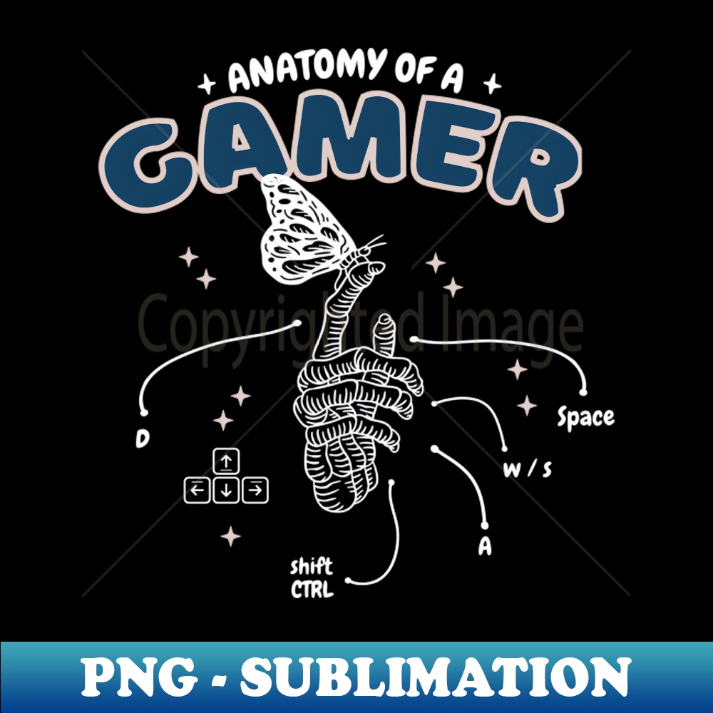 Anatomy of a Gamer Hand Awesome WASD PC Video Games Lovers - | Inspire ...