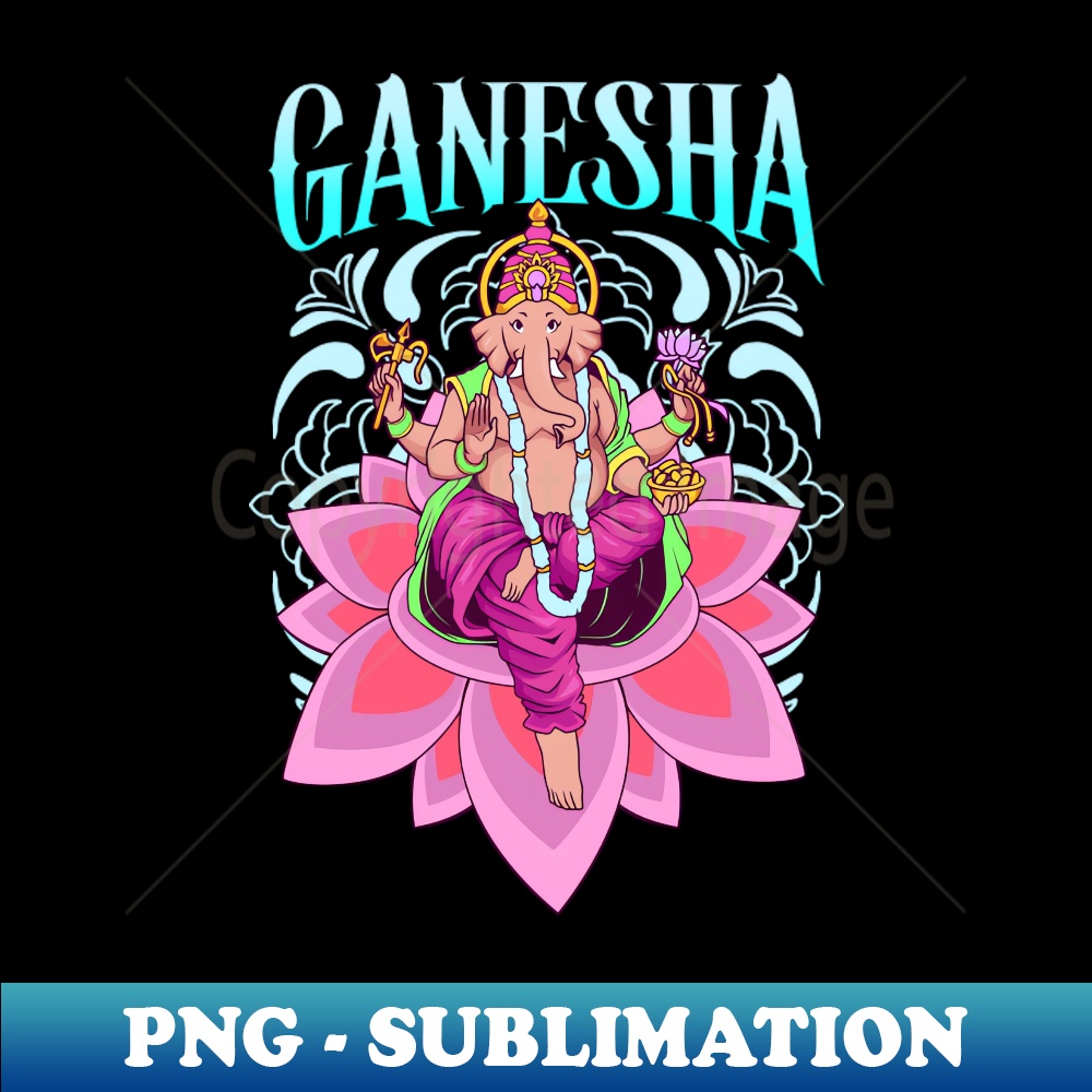 Hindu God - Ganesha - PNG Transparent Digital Download File | Inspire ...