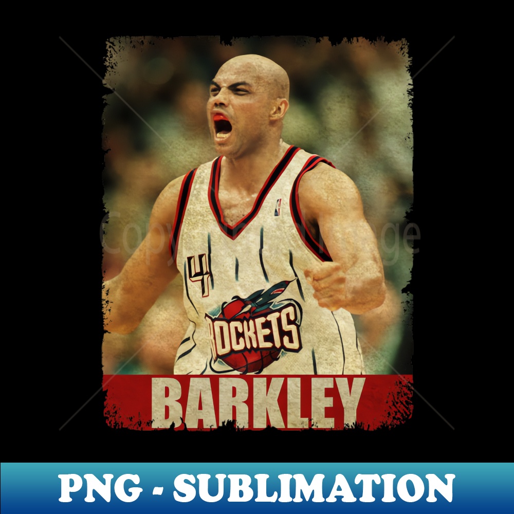Charles Barkley - RETRO STYLE - PNG Transparent Sublimation | Inspire ...