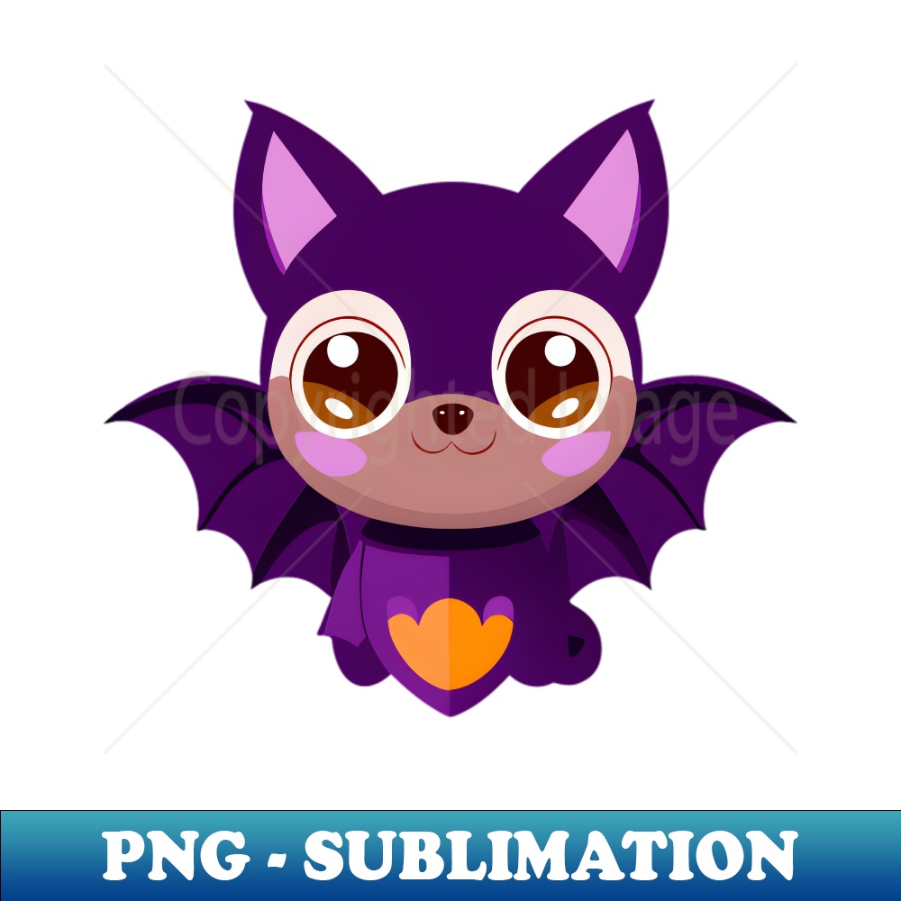 Cute Funny Bat - Halloween - PNG Transparent Sublimation Fil | Inspire ...
