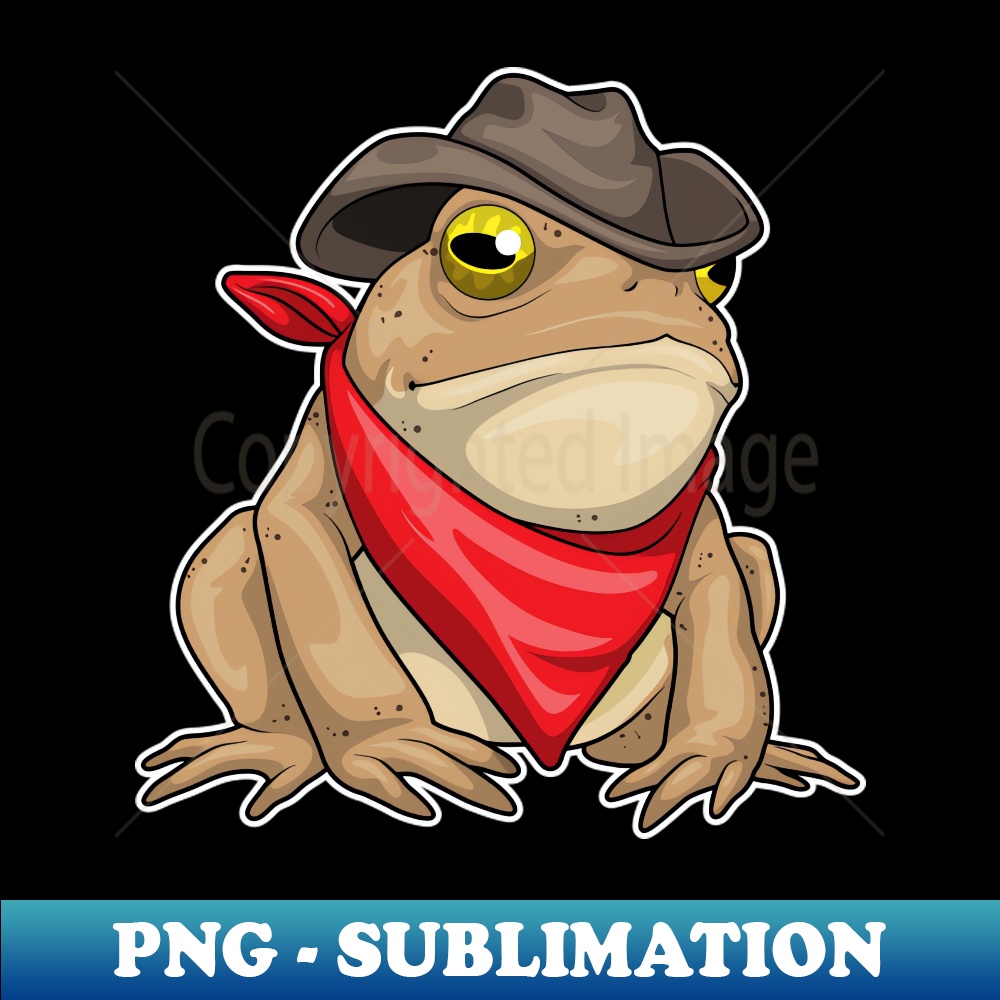 Frog Cowboy Cowboy hat - PNG Sublimation Digital Download - | Inspire ...