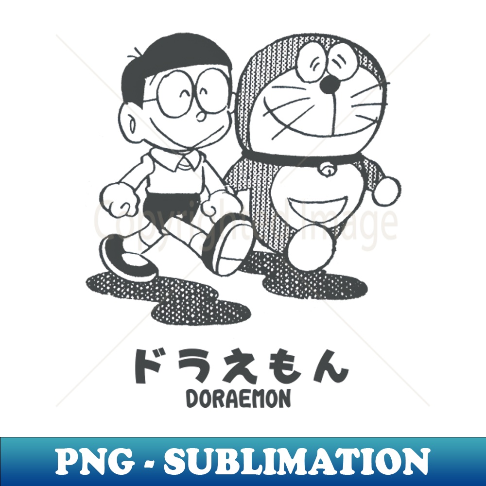 Doraemon - Vintage Illustration Manga 1969 - Instant Sublima | Inspire ...