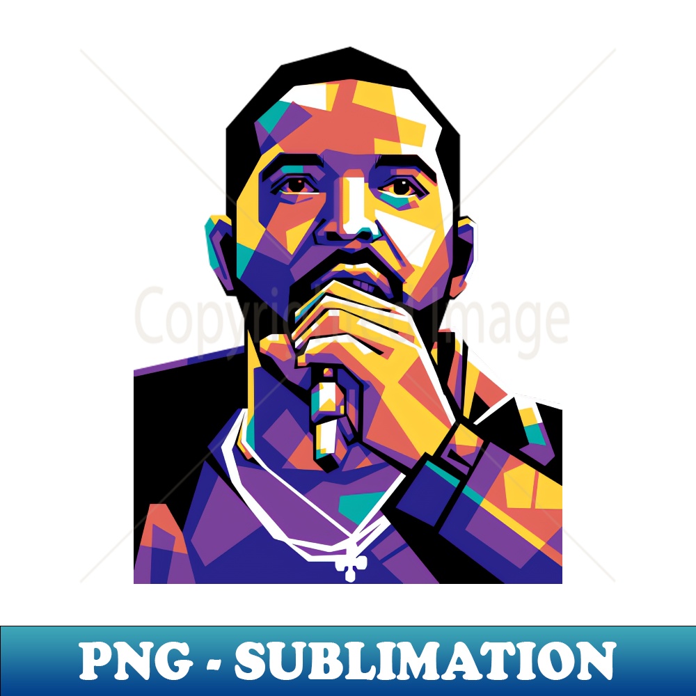 Canadian Rapper Drake WPAP Pop Art - PNG Transparent Digital | Inspire ...