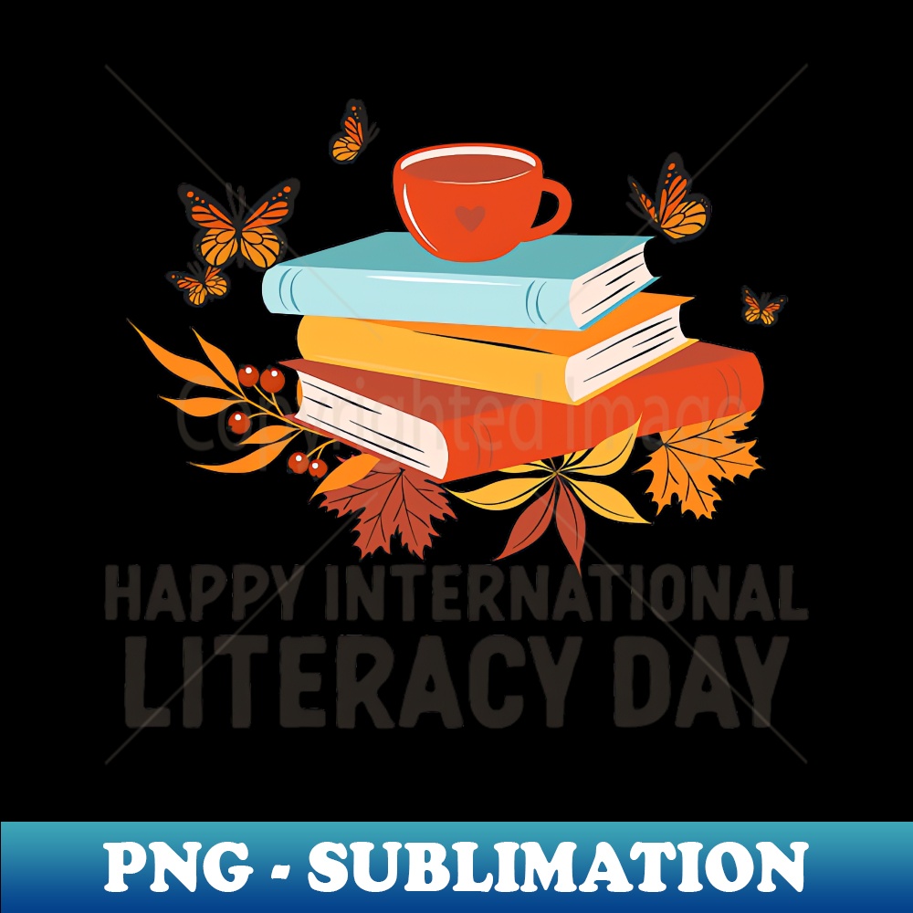 Happy International Literacy Day Book Lover Reading - Vintag | Inspire Uplift