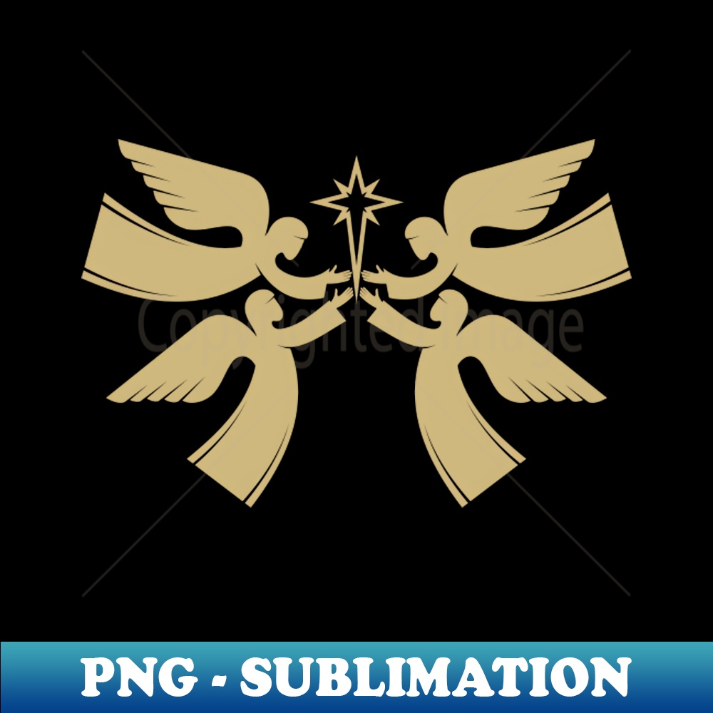 Angels with the star of Bethlehem proclaim the birth of Gods | Inspire ...