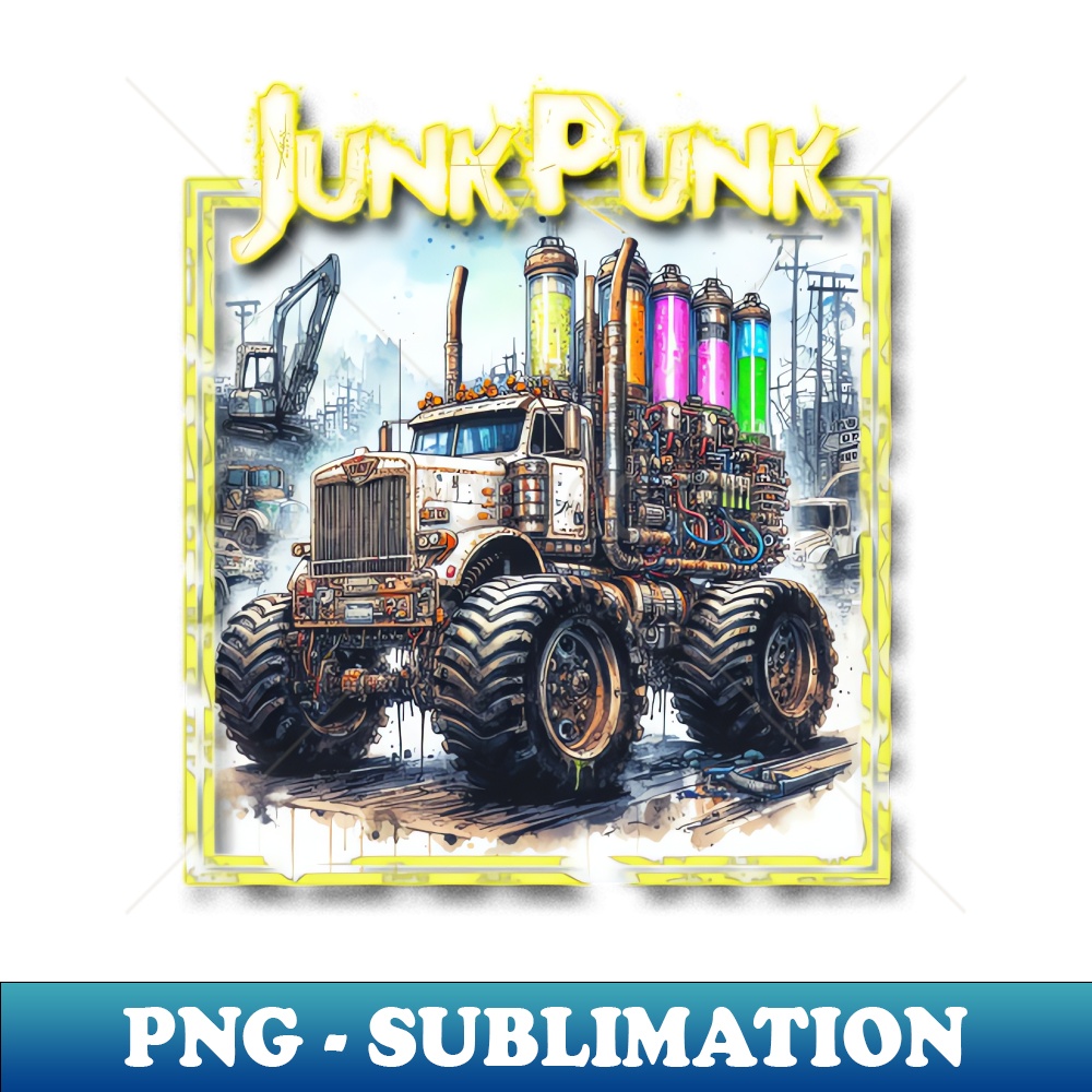 JunkPunk - Monster Vacuum Tube Truck - Premium PNG Sublimati | Inspire ...