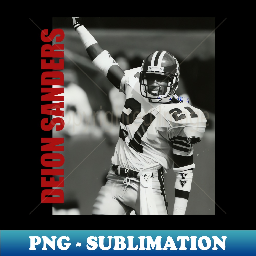 Deion Sanders Deion Sanders Retro Aesthetic Fan Art 80s - - Inspire Uplift