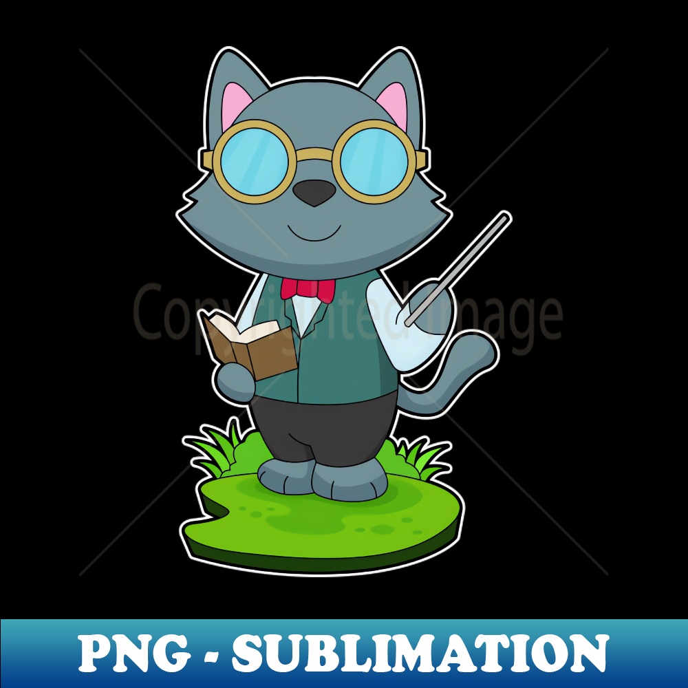 Cat Teacher Pointer - PNG Sublimation Digital Download - Per | Inspire ...