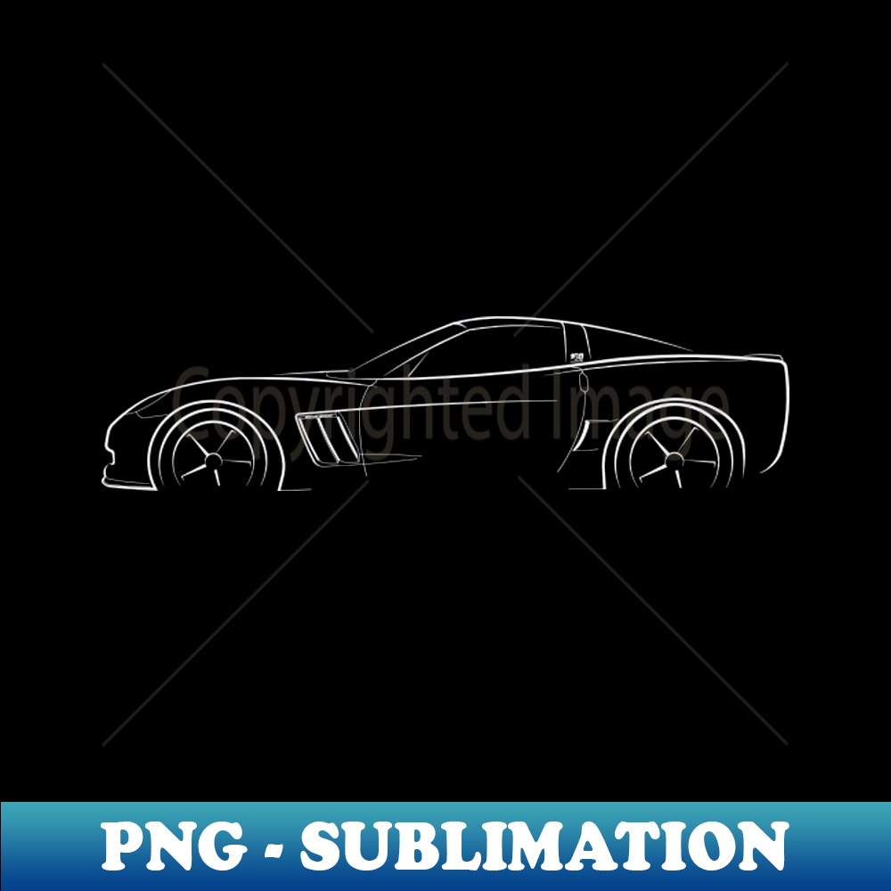 Centennial Edition C6 Chevrolet Corvette - profile stencil w | Inspire ...
