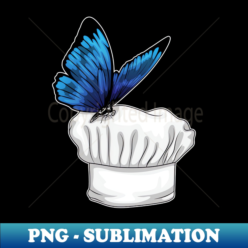 Butterfly Chef Chef hat - Exclusive PNG Sublimation Download | Inspire ...