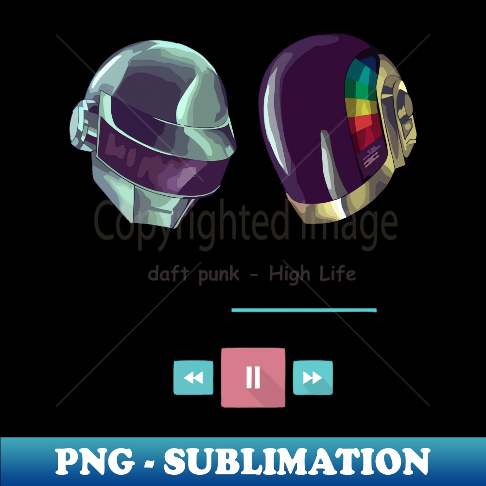 daft punk - high life - Digital Sublimation Download File - | Inspire ...