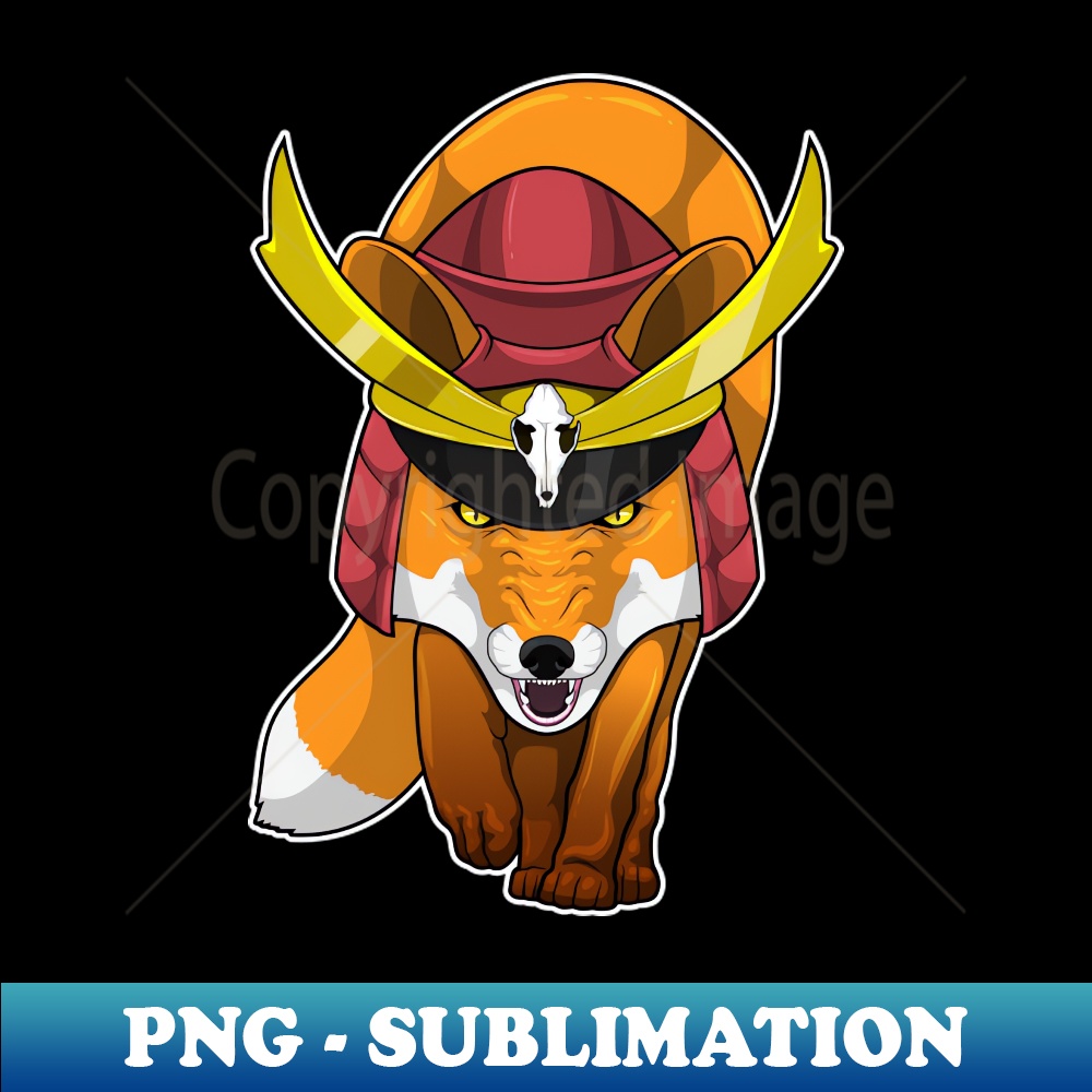 Fox Samurai Martial arts - High-Resolution PNG Sublimation F | Inspire ...